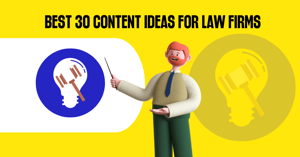 Best 30 content ideas for Law firms - Klik digital agency
